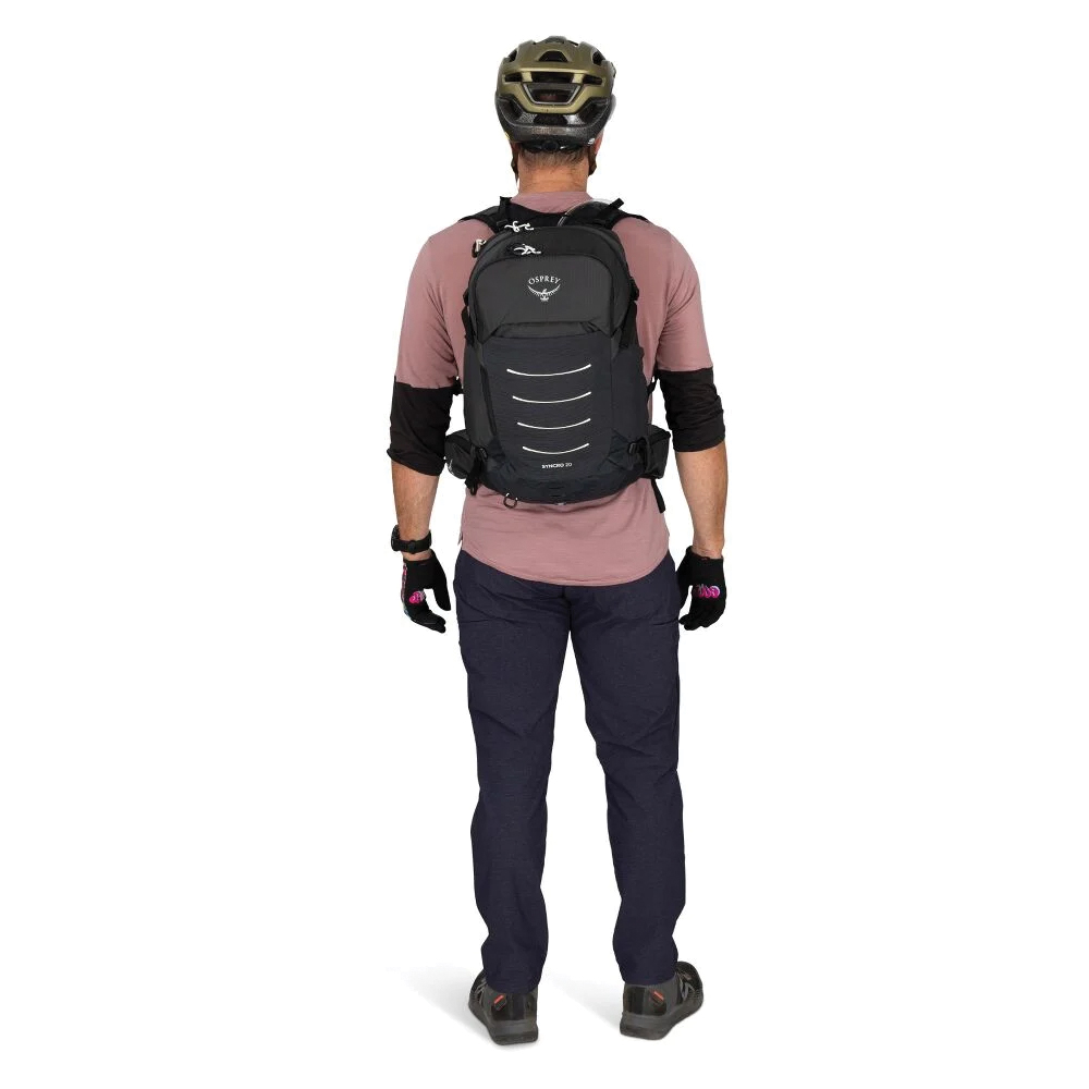 Cycling backpack Osprey Syncro 20L Raven Black | CampingRocks